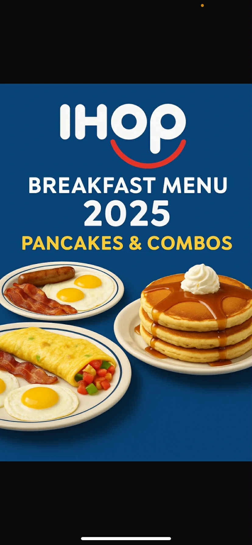 IHOP Breakfast Menu 2025 – Prices, Combos, and What’s New